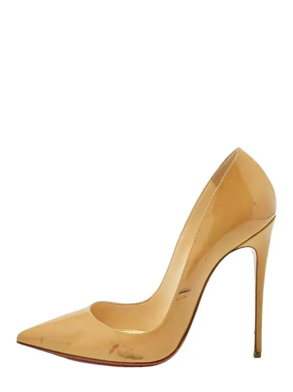 CHRISTIAN LOUBOUTIN Kate Leather Pumps - Neutrals