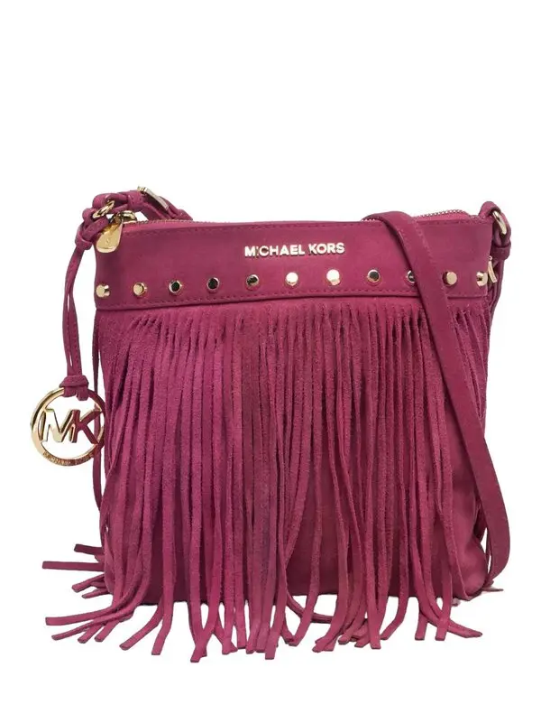 Michael Kors Fringe Crossbody Bag - Pink