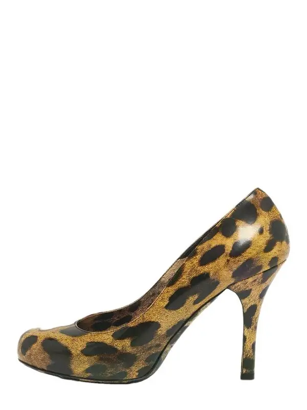 Dolce & Gabbana Leopard-print Platform Pumps - Brown