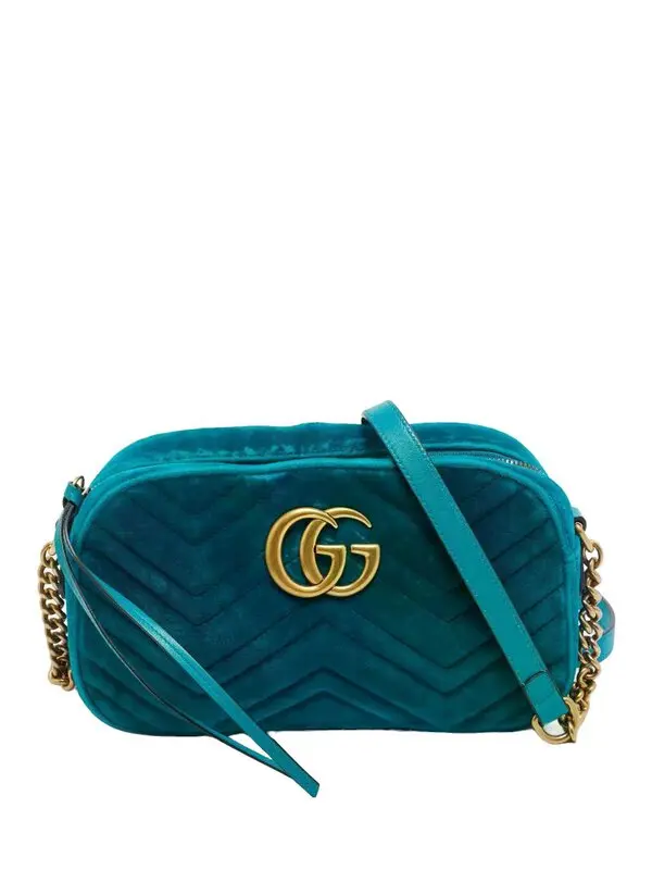 Gucci Gg Marmont Shoulder Bag - Blue