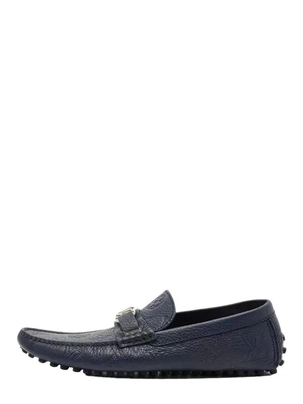 LOUIS VUITTON Hockenheim Leather Loafers - Blue