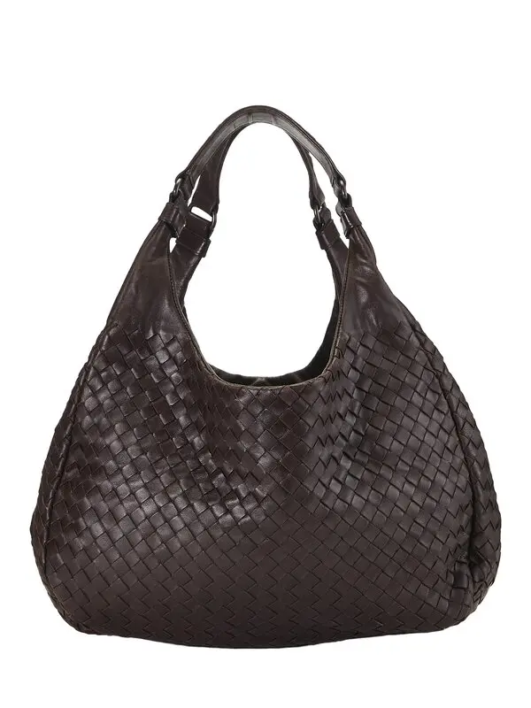 Bottega Veneta Intrecciato Campana Tote - Brown