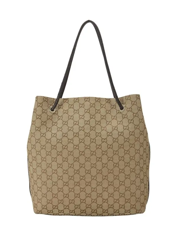 Gucci Gg Lurex Gifford Tote - Brown