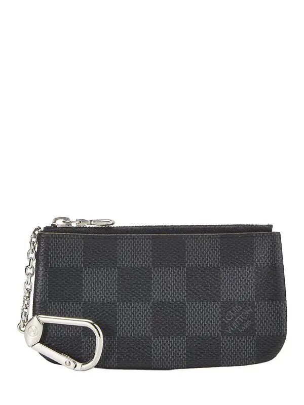 LOUIS VUITTON Damier Graphite Pochette Clefs - Black