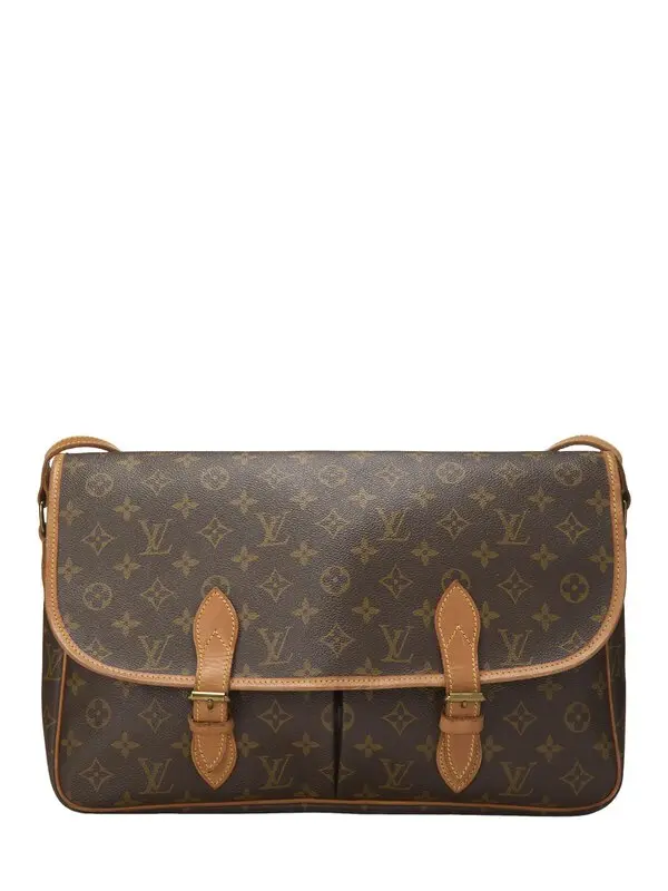 LOUIS VUITTON Monogram Sac Gibeciere - Brown