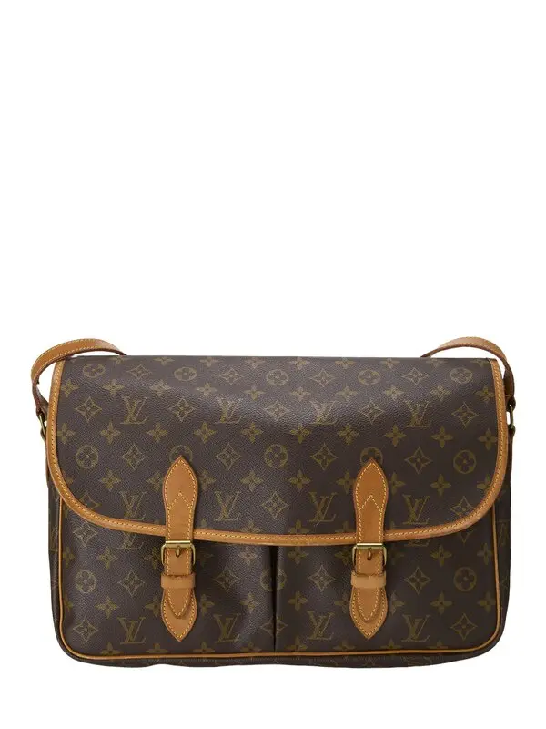 LOUIS VUITTON Monogram Sac Gibeciere - Brown