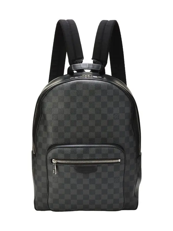 LOUIS VUITTON Damier Graphite Josh Backpack - Black