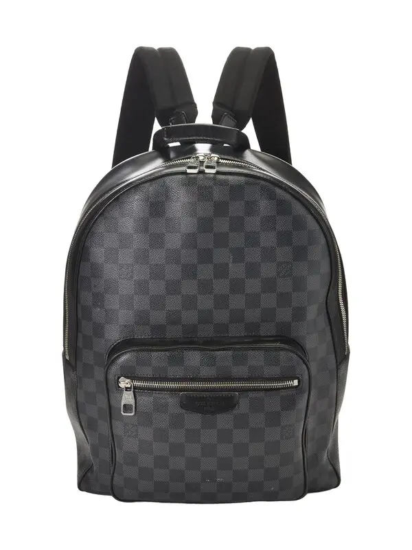 LOUIS VUITTON Damier Graphite Josh Backpack - Black