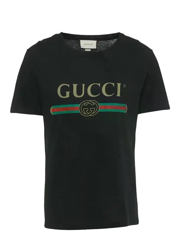 Gucci Logo-print T-shirt - Black
