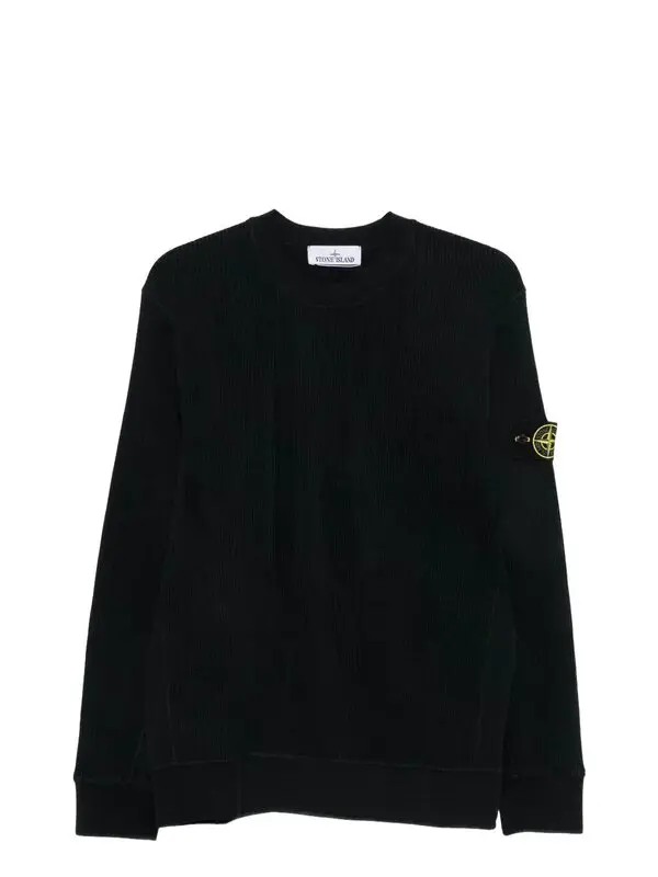 Stone Island Logo-patch Sweatshirt - Blue