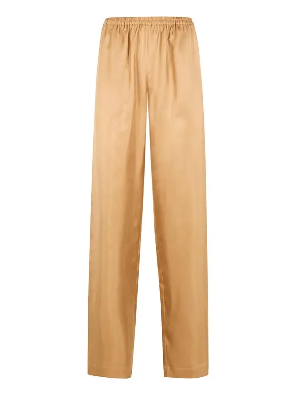Loulou De Saison Alera Wide Leg Trousers - Brown