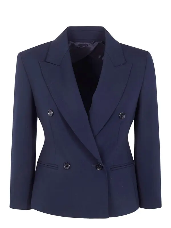 Max Mara Classic Fit Jacket - Blue