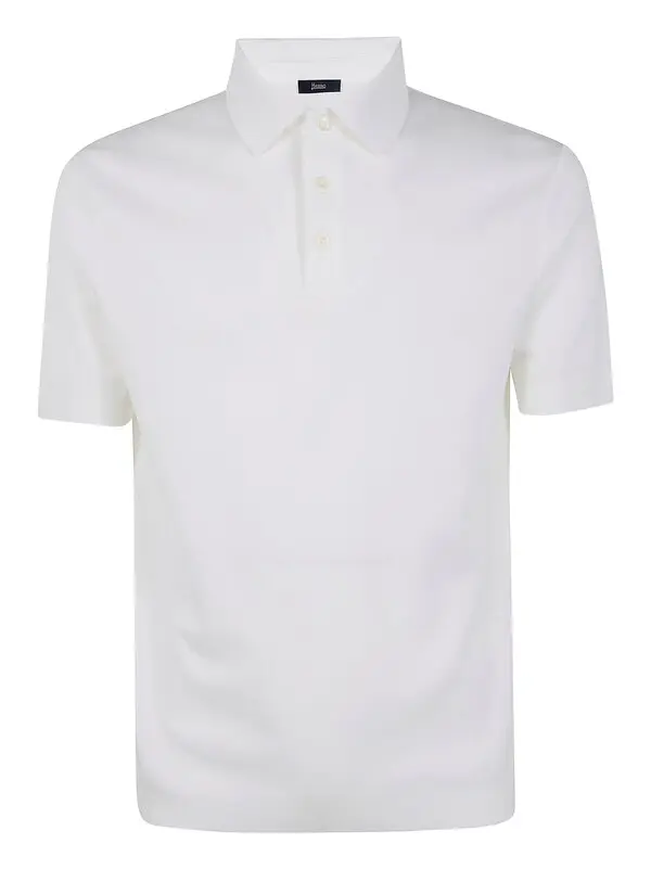 Herno Short Sleeves Polo Shirt - White