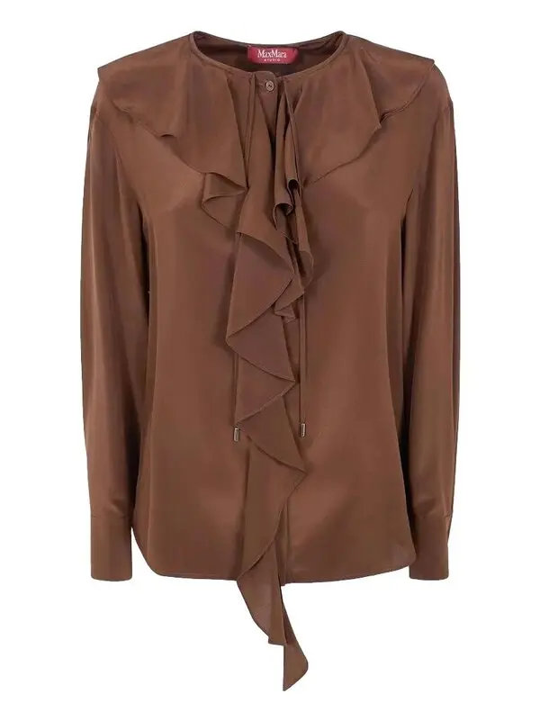 Max Mara Silk Blouse - Brown