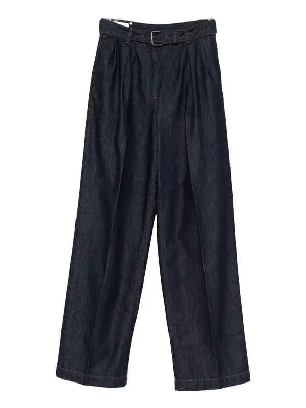Dries Van Noten Cotton Trousers - Blue