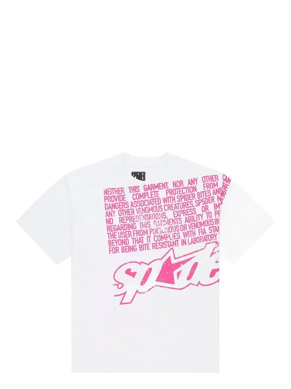 SP5DER Disclaimer Tee - White