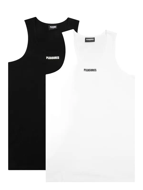 PLEASURES Standard Tank Top - Black