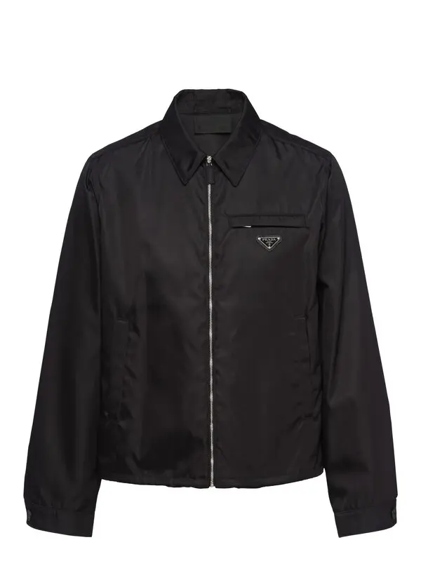Prada Re-nylon Blouson Jacket - Black