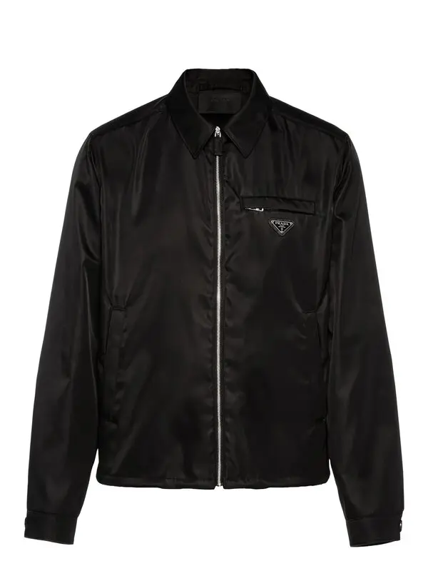 Prada Re-nylon Blouson Jacket - Black