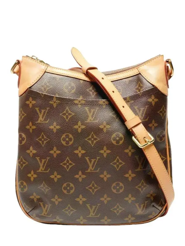 LOUIS VUITTON 2014 Odeon Pm Monogram Crossbody Bag - Brown