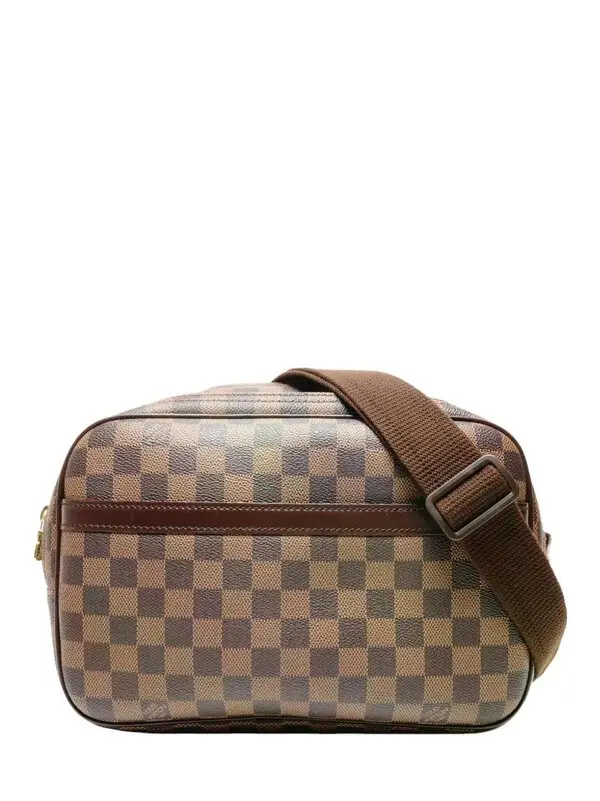 LOUIS VUITTON 2005 Damier Reporter Pm - Brown