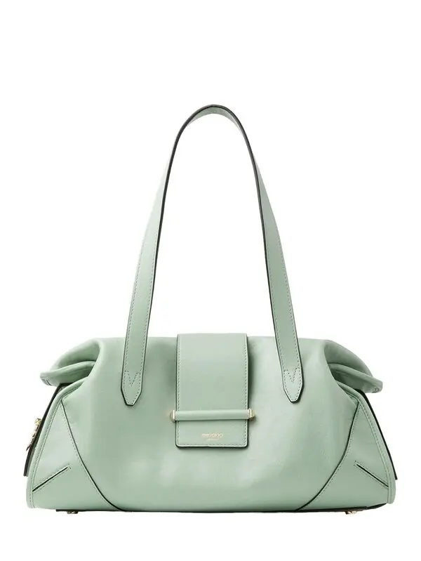 JIMMY CHOO Bar Holdall Medium - Verde/shiny Gold