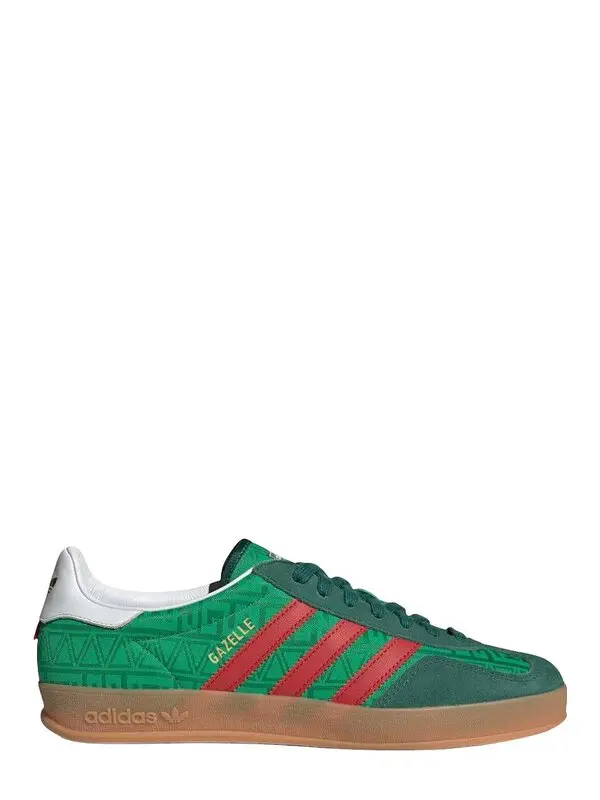 Adidas Gazelle Indoor "mexico Collegiate" Sneakers - Green/better Scarelet Red/collegiate Green