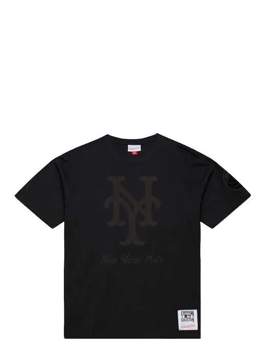 Mitchell & Ness New York Mets Cooperstown Collection Phantom T-shirt - Black