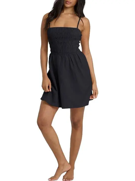 BILLABONG Fit & Flare Mini Dress - Black Sands