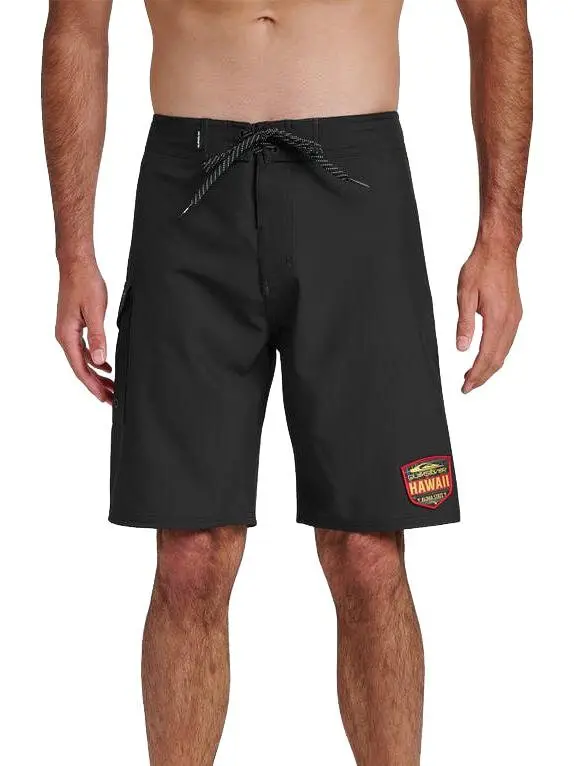 Quiksilver Hi Sidewind 20" Board Shorts - Black.