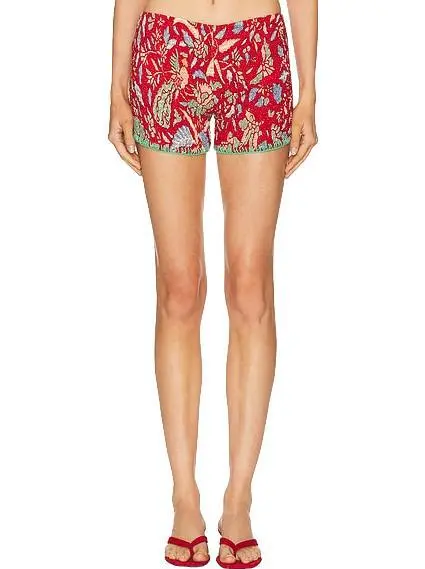 Akoia Swim Batik Smock Crochet Short - Karang