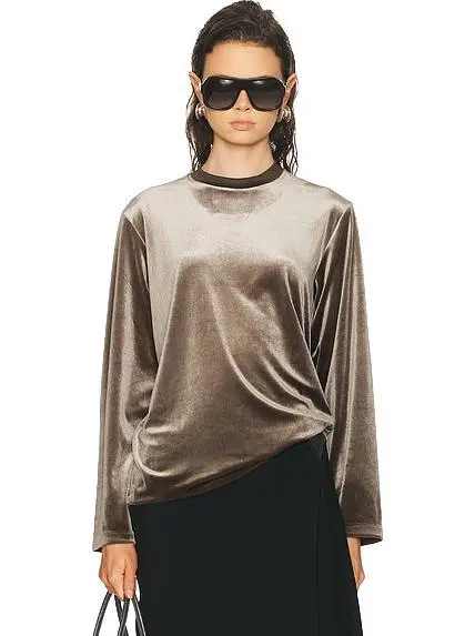 Fear Of God Classic Long Sleeve Tee - Brown