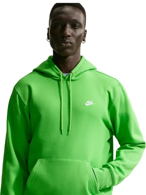 Nike Club Pullover Fleece Hoodie - Green