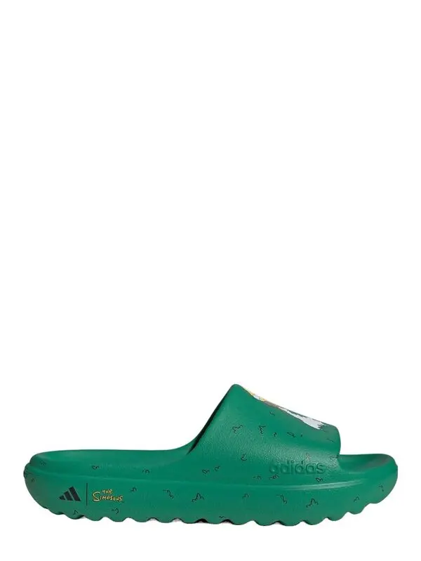 Adidas The Simpsons Adilette Lumia Slides - Court Green / Core Black / Cloud White