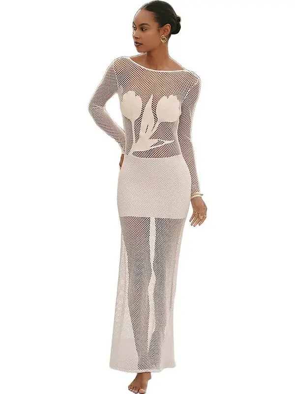 BAHIA MARIA Nani Mesh Dress - Ivory