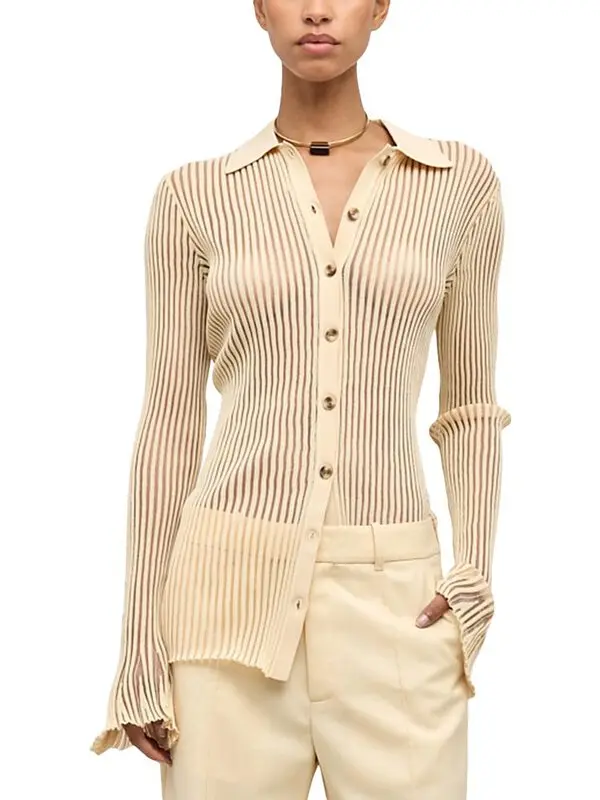 Ronny Kobo Denzel Cardigan - Custard