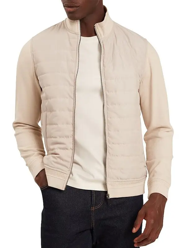 Ted Baker London Durano Quilted Jacket - Ecru