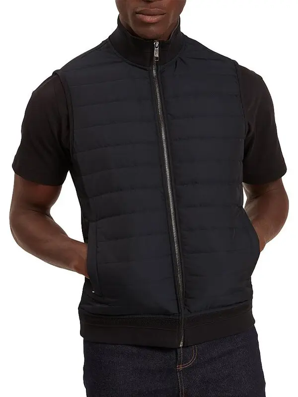 Ted Baker London Pafavor Quilted Gilet - Black