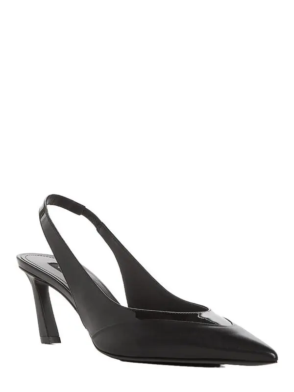 Givenchy Spiky Slingback Pumps - Black
