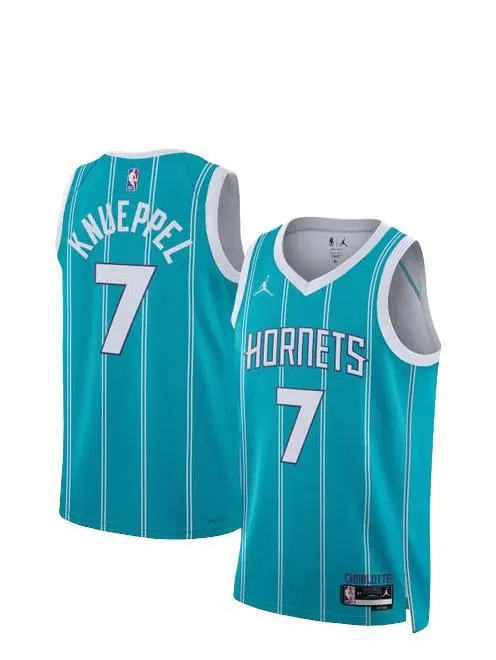 Nike Kon Knueppel Charlotte Hornets Swingman Icon Edition Jersey - Teal