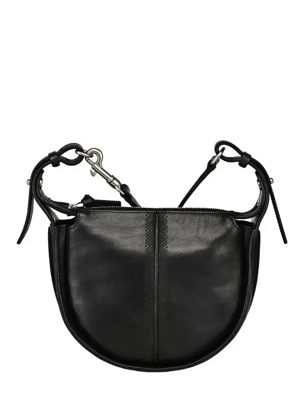 OLD TREND Dahlia Leather Crossbody - Black