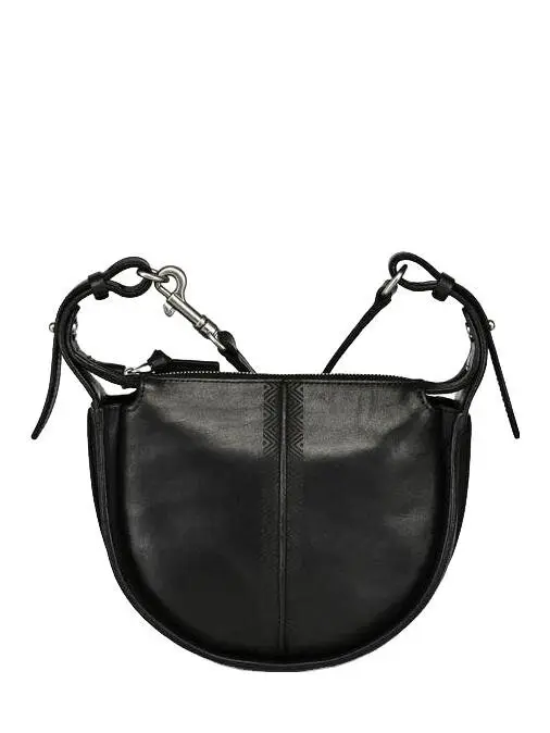 OLD TREND Dahlia Leather Crossbody - Black