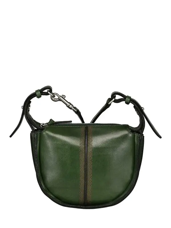 OLD TREND Dahlia Leather Crossbody - Green