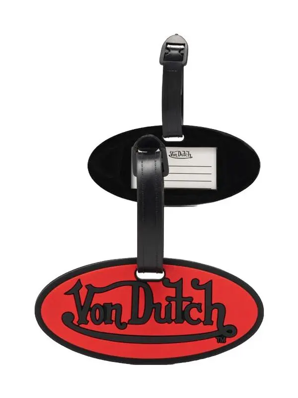 VON DUTCH 2-piece Suitcase Id Tag Set - Logo Patch