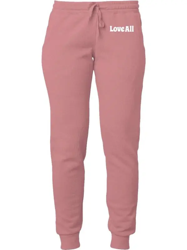 LOVE ALL TENNIS Courtney Sweatpants - Dusty Rose