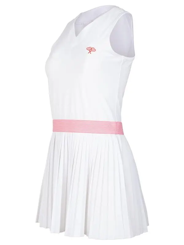 LOVE ALL TENNIS Virginia Athletic Dress - Pink