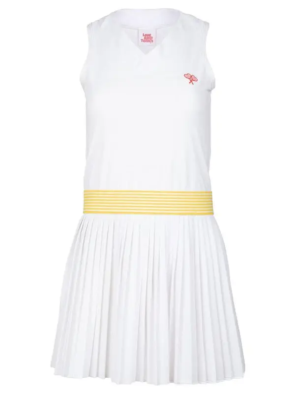 LOVE ALL TENNIS Virginia Athletic Dress - Yellow