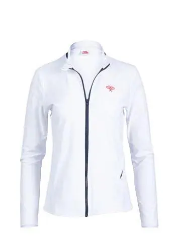 LOVE ALL TENNIS Gabriela Full Zip Jacket - Navy
