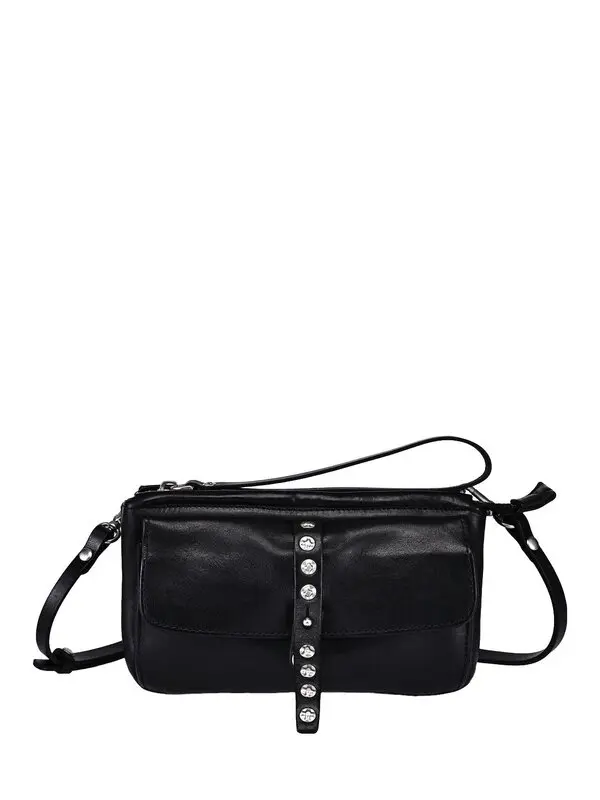 OLD TREND Monarda Genuine Leather Convertible Crossbody - Black