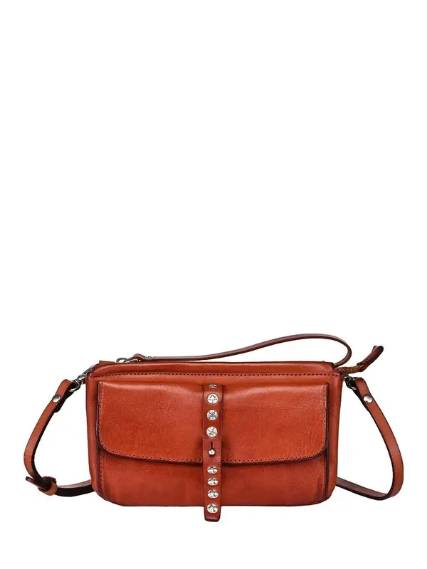 OLD TREND Monarda Genuine Leather Convertible Crossbody - Cognac
